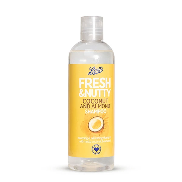 Boots Fresh & Nutty Coconut & Almond Shampoo-500ml